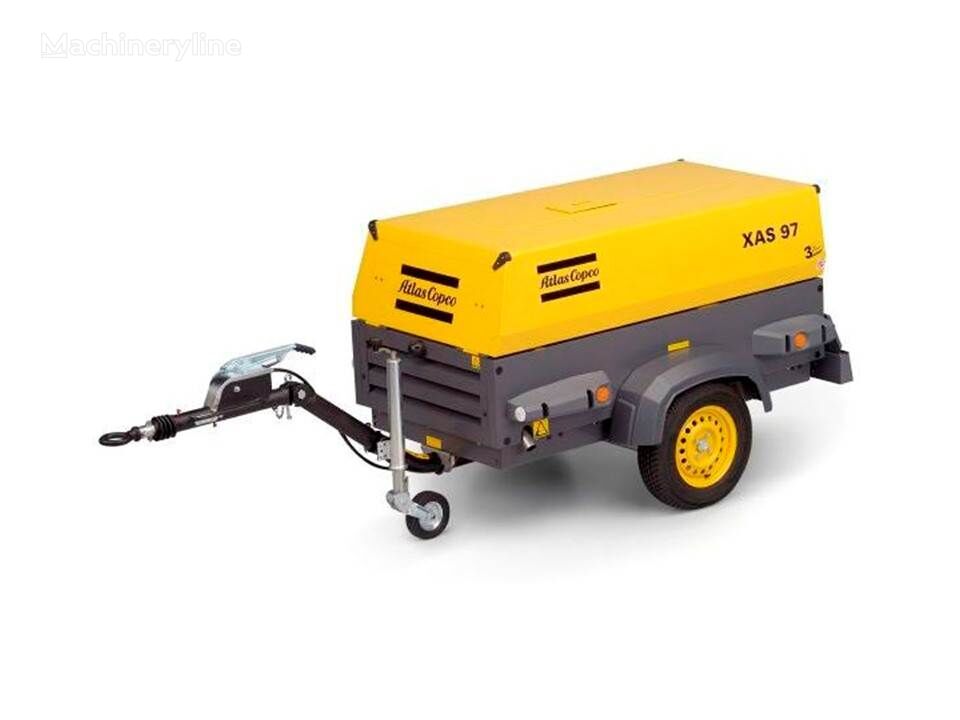 Atlas Copco XAS 97 DD - N WHEELS mobilni kompresor