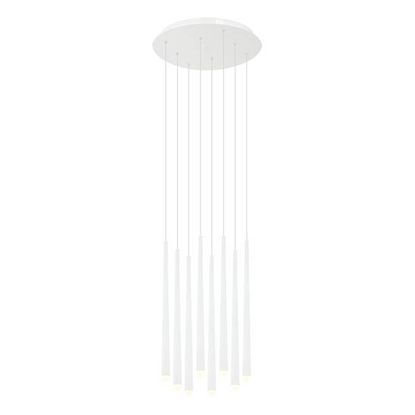 LED LUSTER F2605-8L WH