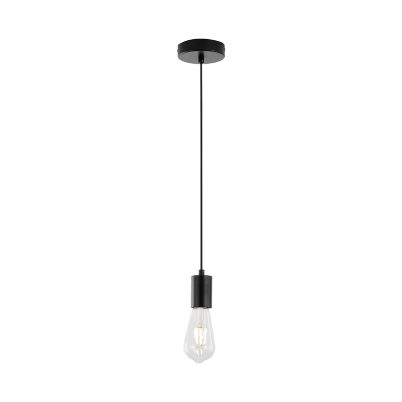 1 BRY-G006R-1H-1xE27-BLC-PENDANT LIGHT BV04-00060