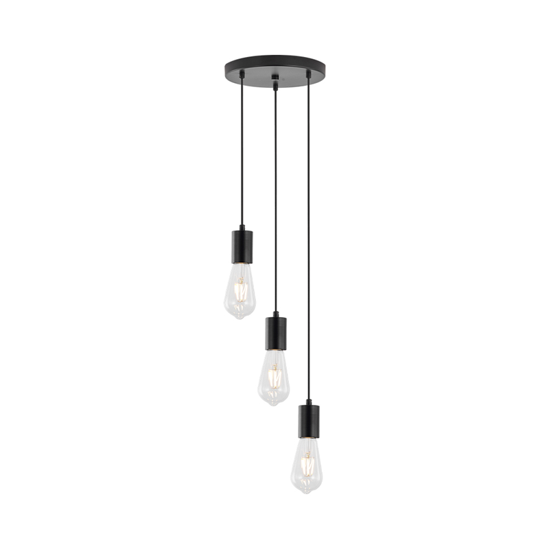 1 BRY-G006R-3H-3xE27-BLC-PENDANT LIGHT BV04-00061