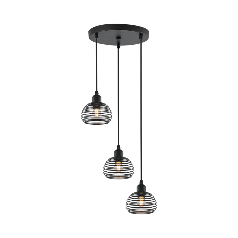 1 BRY-W008R-3H-3xE27-BLC-PENDANT LIGHT BV03-00080