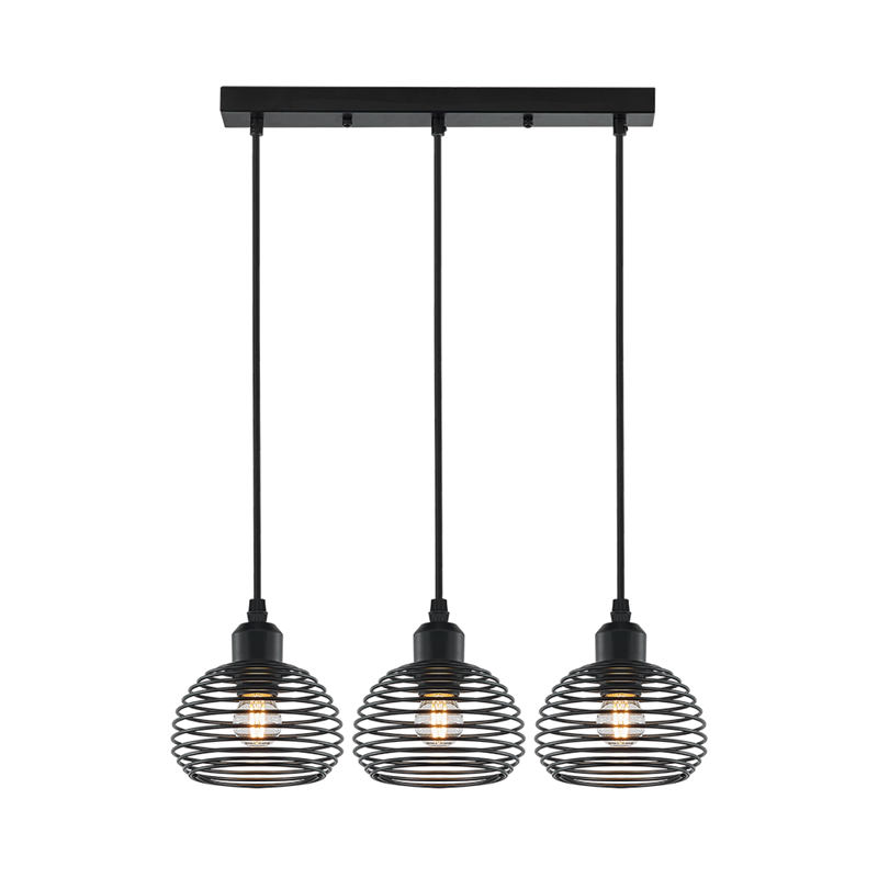 1 BRY-W008S-3H-3xE27-BLC-PENDANT LIGHT BV03-00082