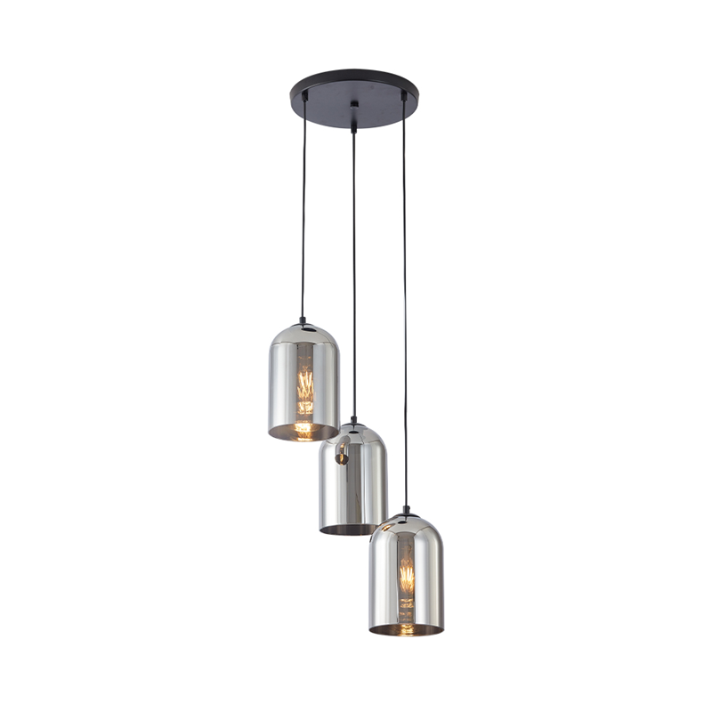 BRAYTRON-S004R-3H-3xE27-SMK-PENDANT LIGHT BV01-00041