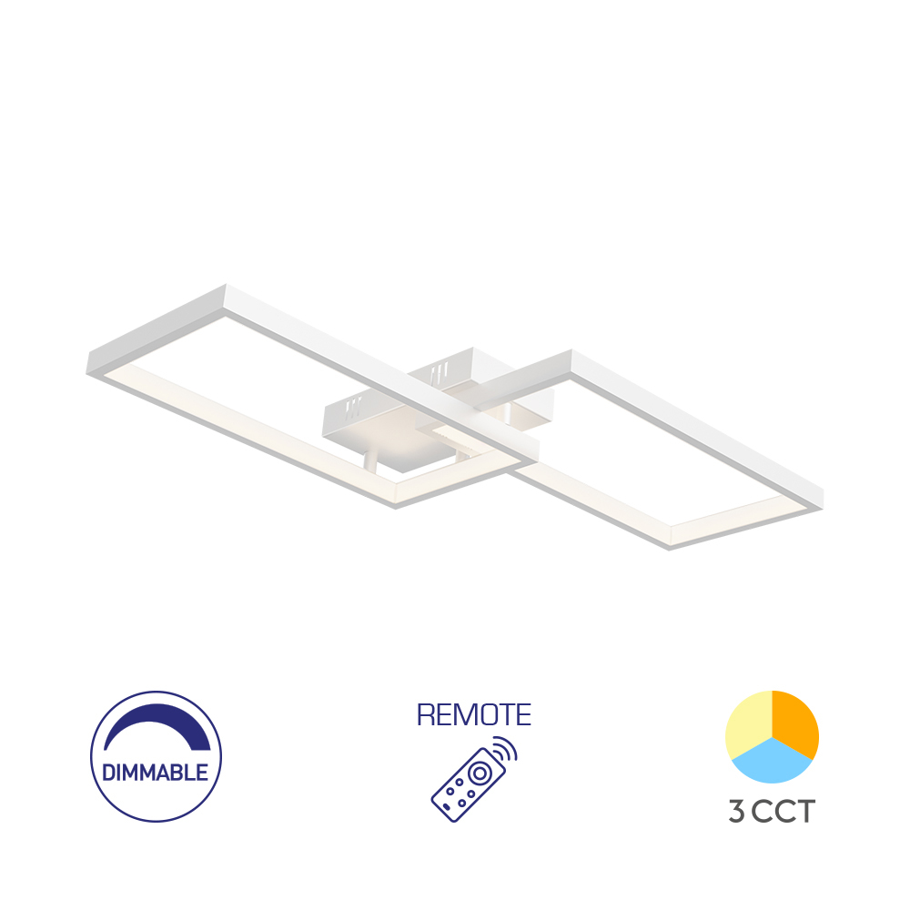 BRY-NELA-SS1-RND-BELA-40W-REMOTE-IP20-LED PLAFONJERA BH17-04490