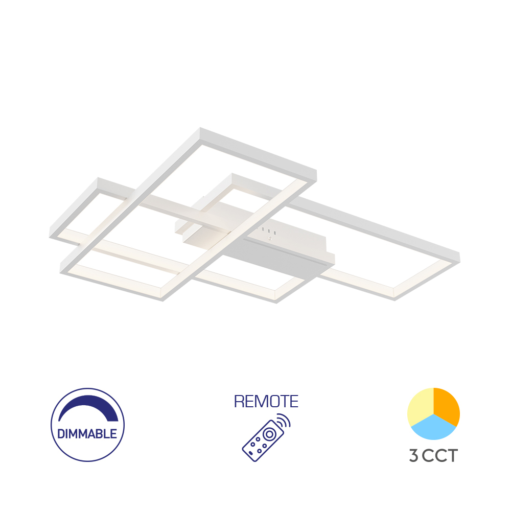 BRY-NELA-SS2-RND-BELA-65W-SA DALJINSKIM-IP20-LED PLAFONJERA BH17-04590