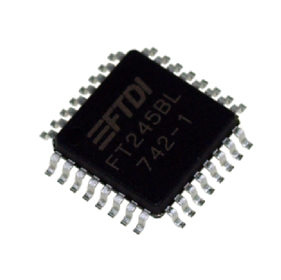 Single chip USB to parallel FIFO bidirectional data transfer interface, LQFP32