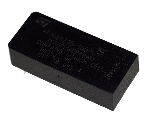 Zeropower memory, 5V, 8K X 8, 100ns 0-70°C, EDIP28