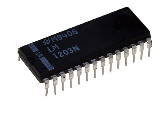 A/D Converter, BCD Output, LCD 4.5 driver, 250ms, DIP28