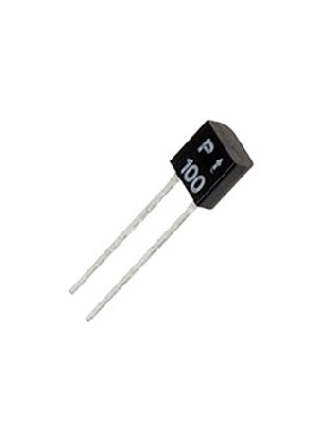 Platinum temperature sensor, 3850ppm/K, Class B, -50°C...+500°C,