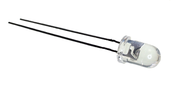LED 5mm, Crvena, 625nm, HuiYuan,