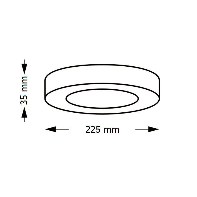 3 LED PANEL N/Z KNC5-18W 6500K 200125