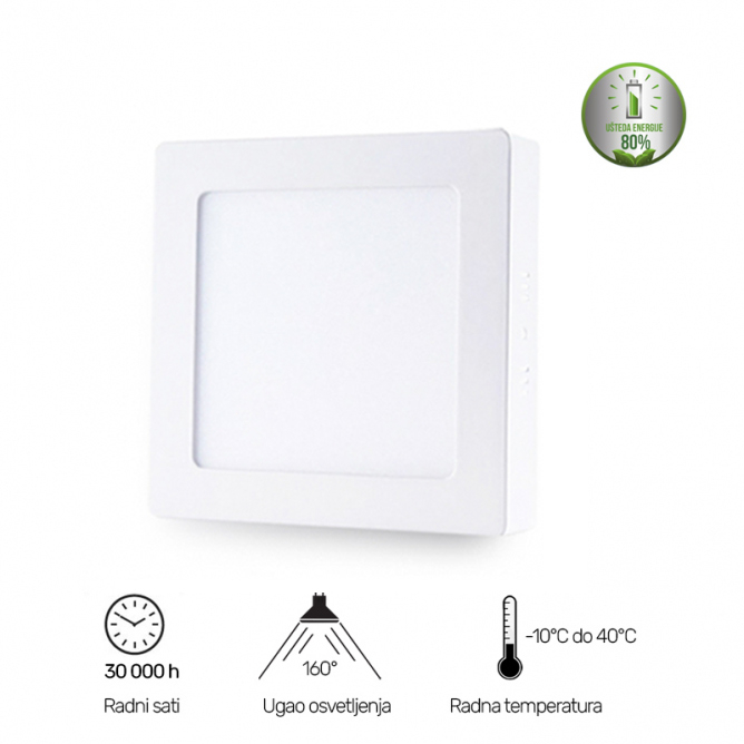 3 LED PANEL N/Z KNS5-24W 6500K 201307