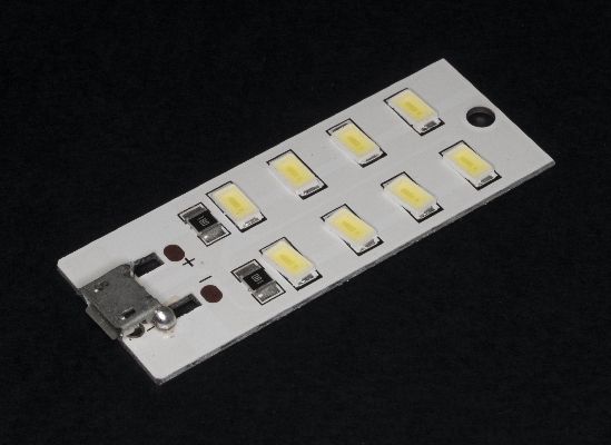 LED lighting board, 8 lamp beads,