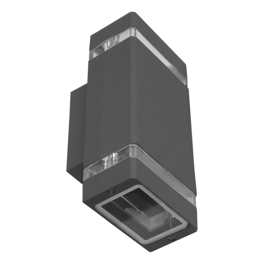 1 M035 ANTRACIT SIVA 2XGU10 MAX.35W LAMPA ZIDNA IP44