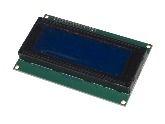 Standardni, 20 X 4 karaktera, LCD displej, plavo pozadinsko osvetljenje, sa I2C komunikacijom,