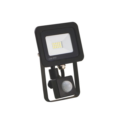 9. LED REFLEKTOR SA SENZOROM 10W CRNI M490010-RLS 6500K SMD