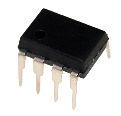 OPTOCOUPLER, 2.5kV, 15V, CTR=19%, 1MBit/sec, DIP8