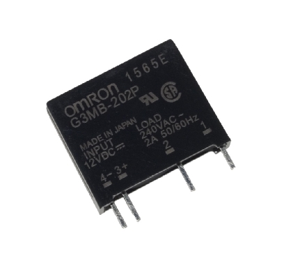SOLID STATE RELAY, DC-AC, In=24VDC, Out=240VAC, 2A,