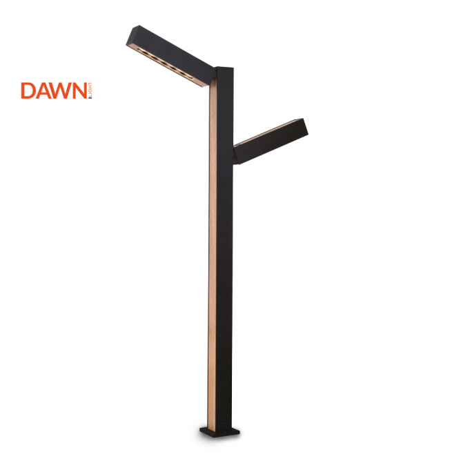 LED SVETILJKA JM-4603 CRNA 12W 3000K STUBNA 250178