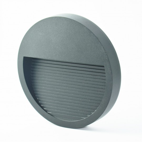 M953015 SIVA 6W 4000K ZIDNA LED LAMPA-SPOLJNA NADGRADNA