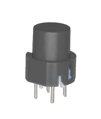 Taster, PCB montaža, sivi, 10mA/35V DC
