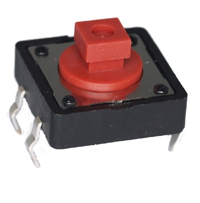 Mini taster, 12x12mm, 4 pina, za print montažu, H=7.3mm, sila pritiska 2.6N