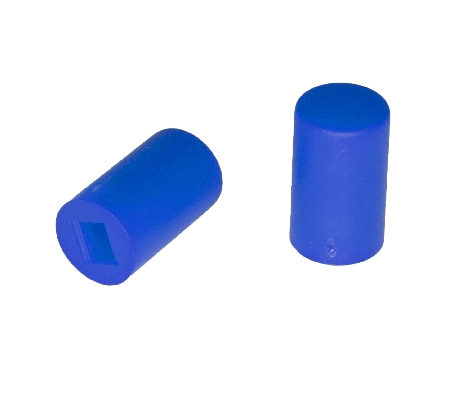 Plava cilindrična kapa 10x5.9mm, za taster za print montažu, dimenzija 7x7mm, 8x8mm