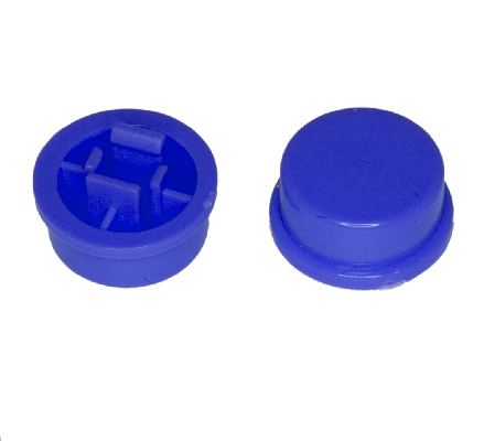 Plava kapa 12.8x5.7mm, za taster za print montažu, dimenzija 12x12mm