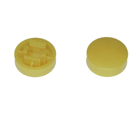 Žuta kapa 9.8x5.5mm, za taster za print montažu, dimenzija 12x12mm