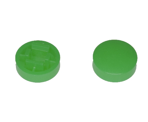 Zelena kapa 9.8x5.5mm, za taster za print montažu, dimenzija 12x12mm