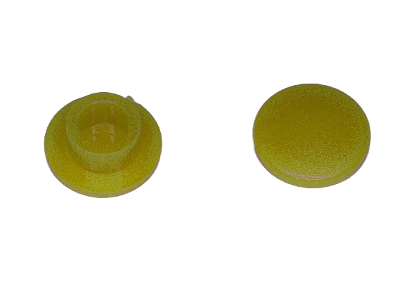 Žuta kapa prečnik 8mm x 4mm visine, za taster za print montažu, dimenzija 6x6mm