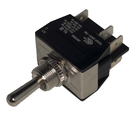 Toggle Switch 2xOn-Off-On 250V 10A, , , , , mm