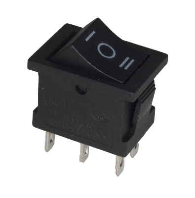 Prekidač, 15x21mm, ON/OFF/ON, 6A/250V, , , , , mm