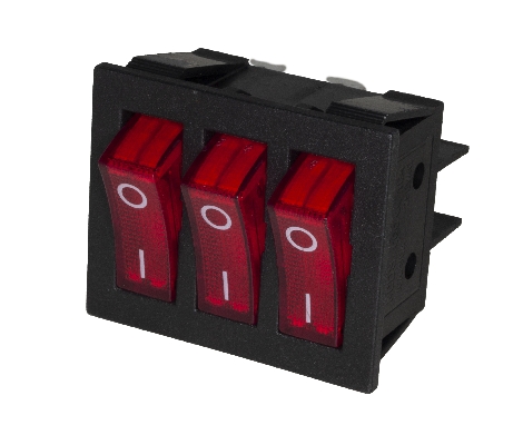KCD6 double KCD9 triple ship type switch with light / without light 4 feet two gears 6 feet three ge