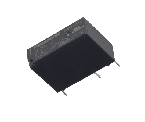 Relej, 1 X ON, SPST, 5A, 5V, 125Ω, Panasonic