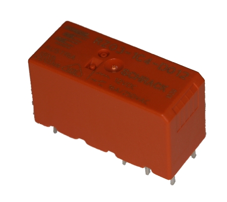 Relej, 1 X ON/OFF, SPDT, 16A, 12V, 360Ω, RM5.04mm, (Schrack) TE Connectivity, 0-1415899-2