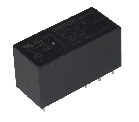 Relej, 1 X ON/OFF, SPDT, 16A, 12V, 360Ω, Omron