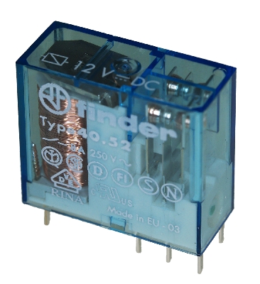 Relej, 2 X ON/OFF, DPDT, 8A, 24V, 900Ω, Finder