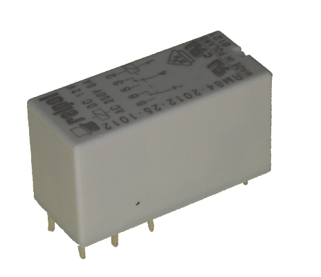 Relej, 2 X ON/OFF, DPDT, 8A, 12V, 360Ω, Relpol, RM84-2012-25-1012