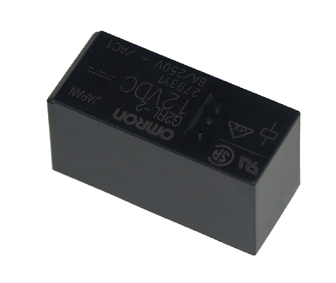 Relej, 2 X ON/OFF, DPDT, 8A, 12V, 360Ω, Omron