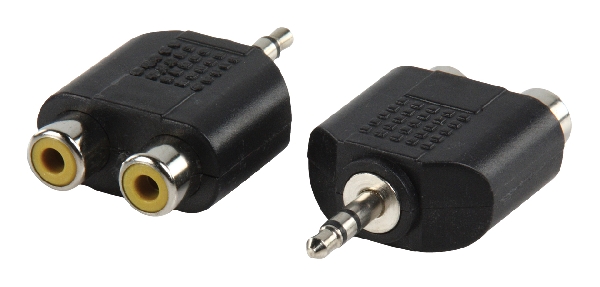 Adapter, 3.5mm stereo na 2 X RCA ženski