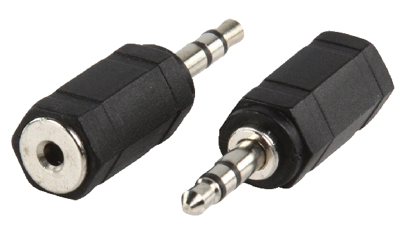 Adapter, 3.5 muški na 2.5 mm ženski, Stereo