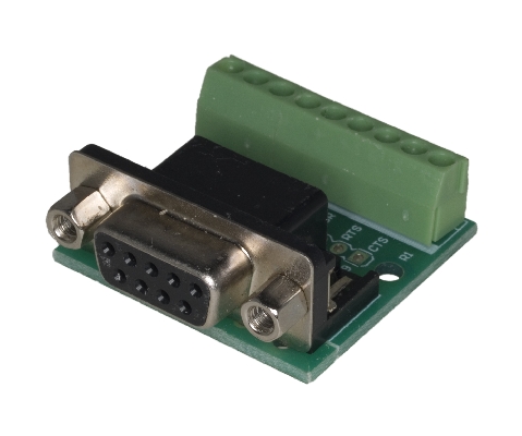 DSUB ženski 9 pina, RS232, Serial to Terminal Adapter