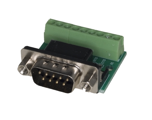 DSUB muški 9 pina, RS232, Serial to Terminal Adapter