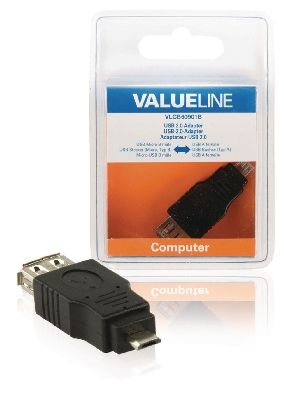 Adapter USB 2.0 Micro B muški na USB A ženski