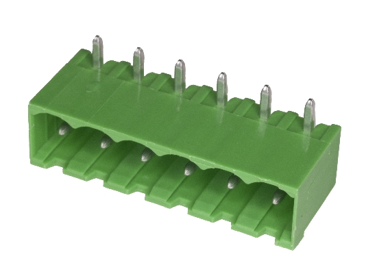 Box Header 250V 6-Pole Green Clos