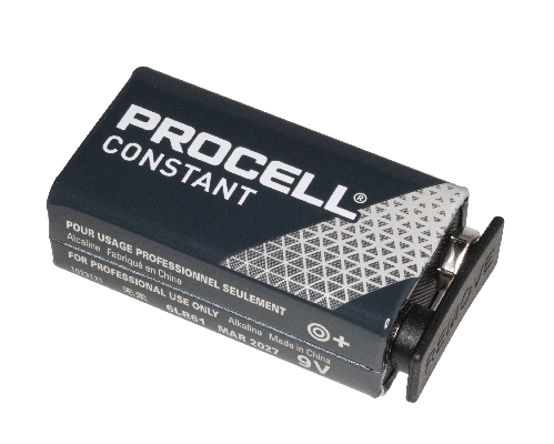 Baterija, alkalna, 6LF22, 9V, Duracell PROCELL Constant, 692mAh