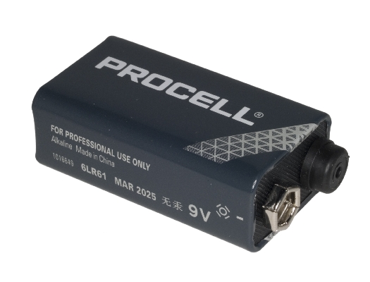 Baterija, alkalna, 6LF22, 9V, Duracell PROCELL Intense,