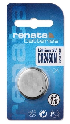 Baterija, dugmasta, 3V, 540mAh, 24.5x5mm, -20°C...+60°C