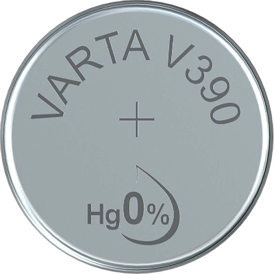 Baterija, 1.55V, dugmasta, 80mAh, 11.6x3.1mm, Varta Consumer Silver-Oxide, LR54, G10A, KA54, V390,